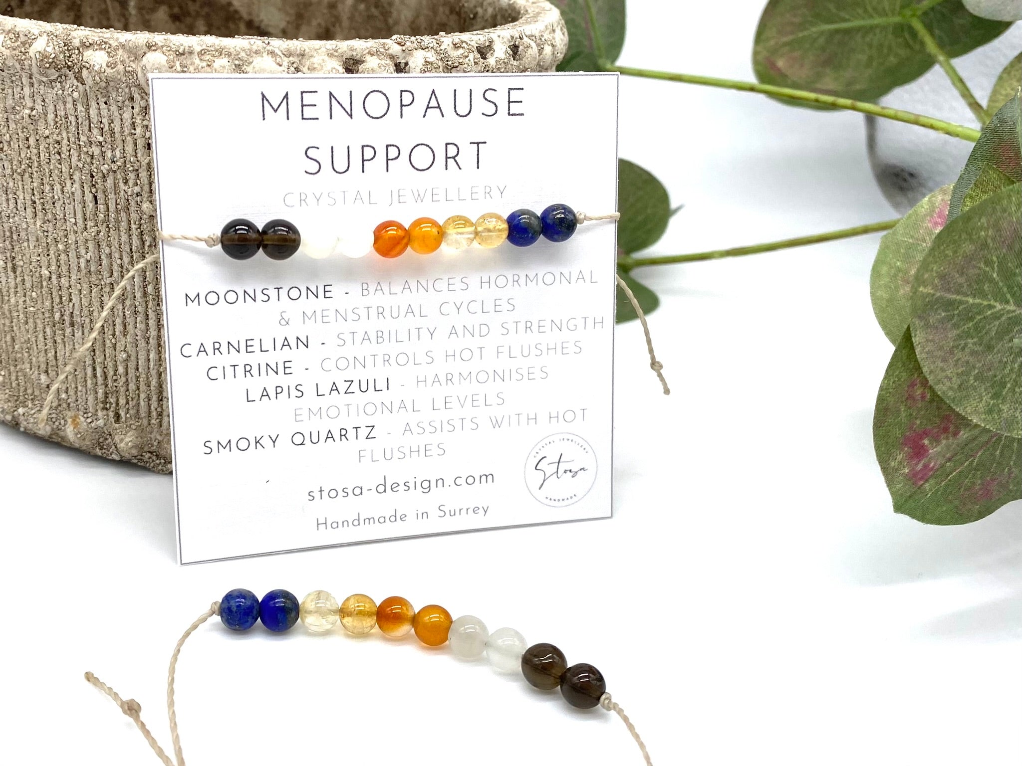 Support Crystal Bracelets