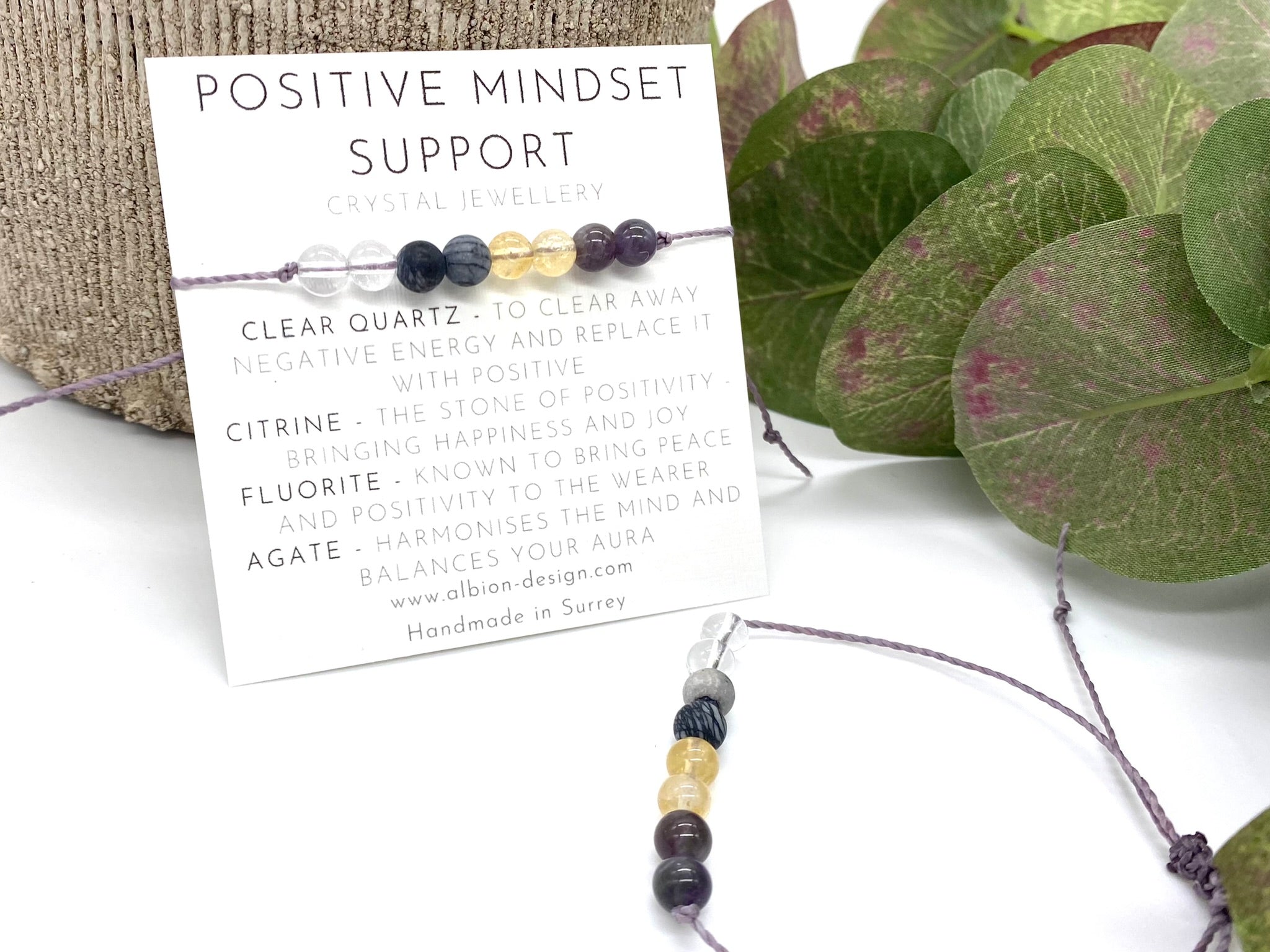 Positive Mindset Crystal Bracelet